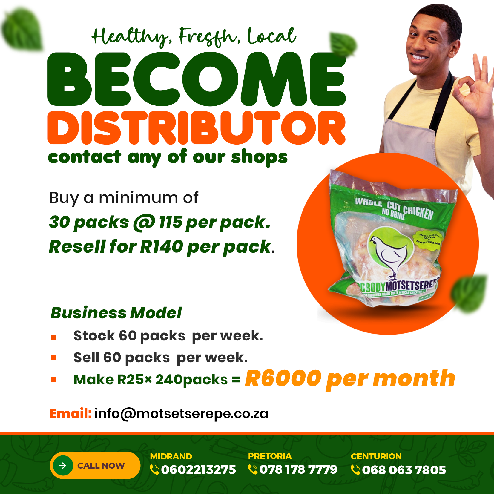 Become A Reseller - Motsetserepe Chickens